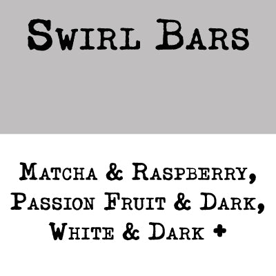Swirl Bars – Aura’s Chocolate Bar